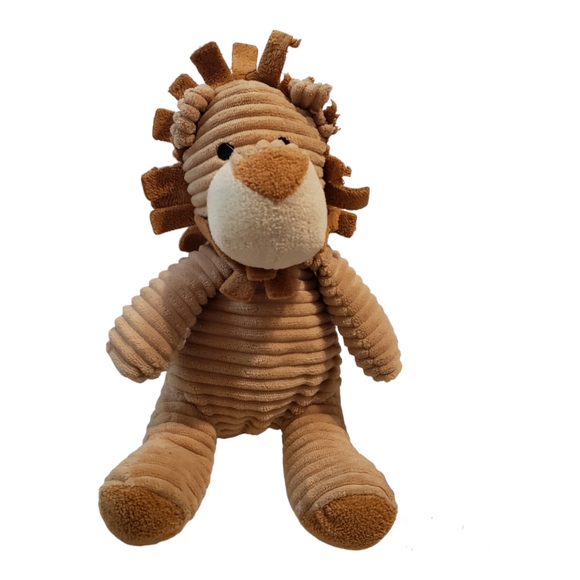 Kellytoy | Toys | Lion Baby Lovey Brown Tan Ribbed Terry Tabs Plush ...